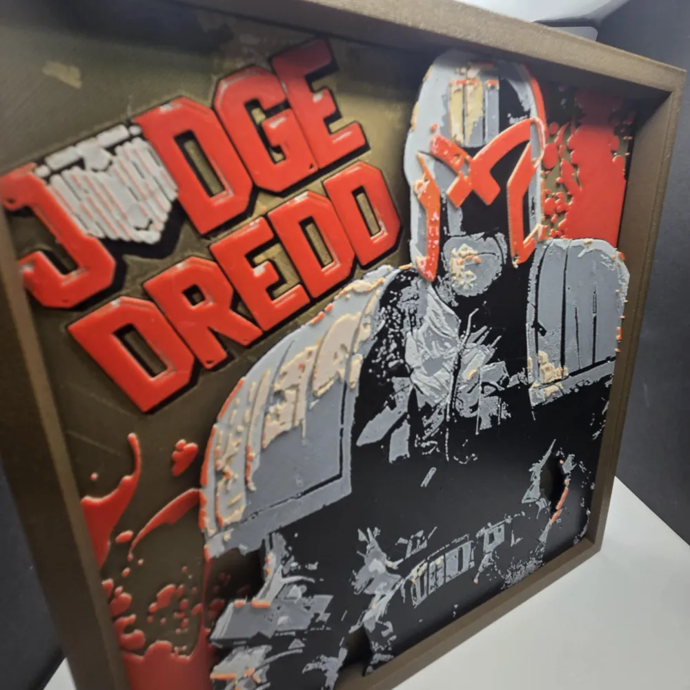 Judge Dredd Shadowforge - Free 3D Print Model - MakerWorld