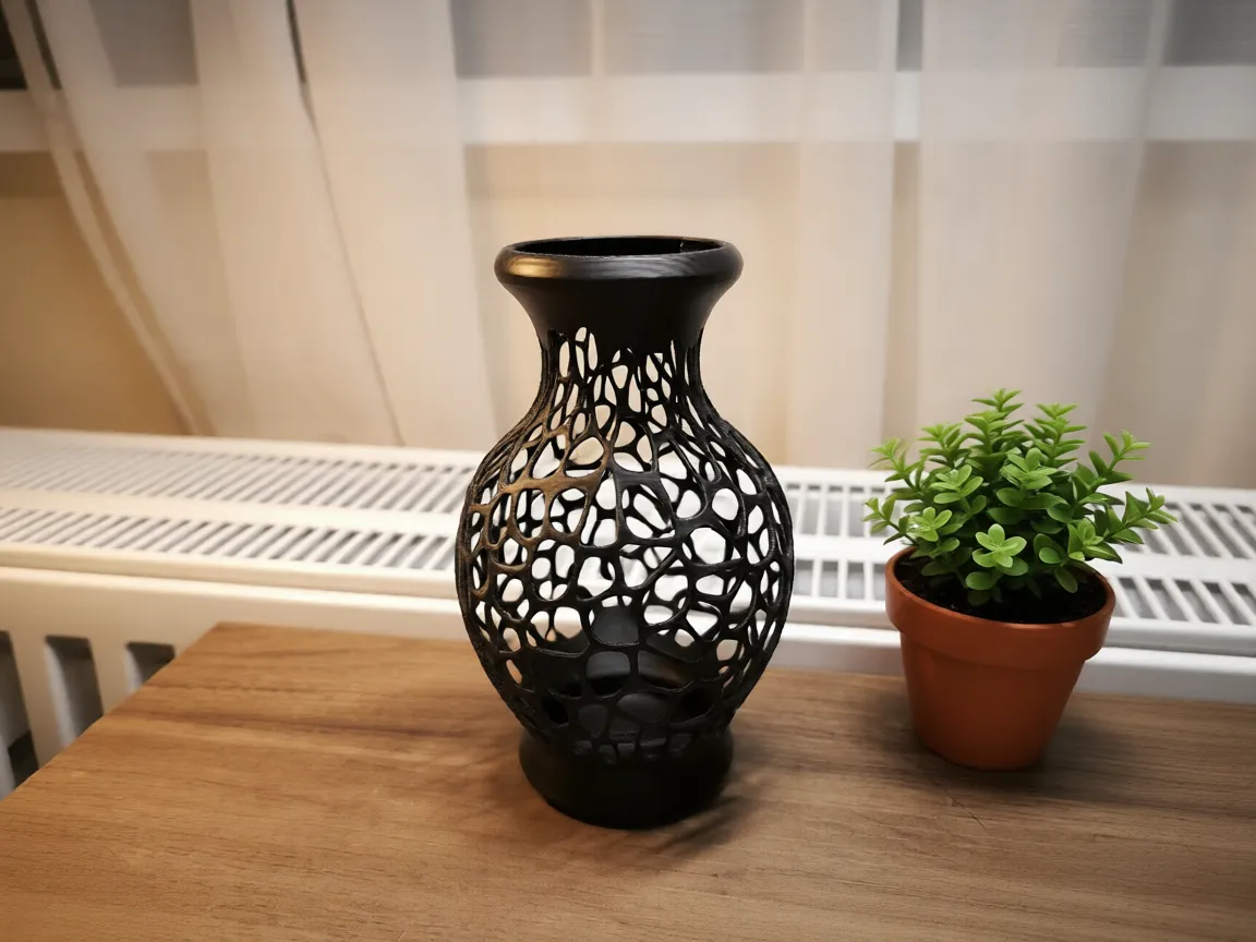 Lightweight Organic Mesh Vase - Free 3D Print Model - MakerWorld