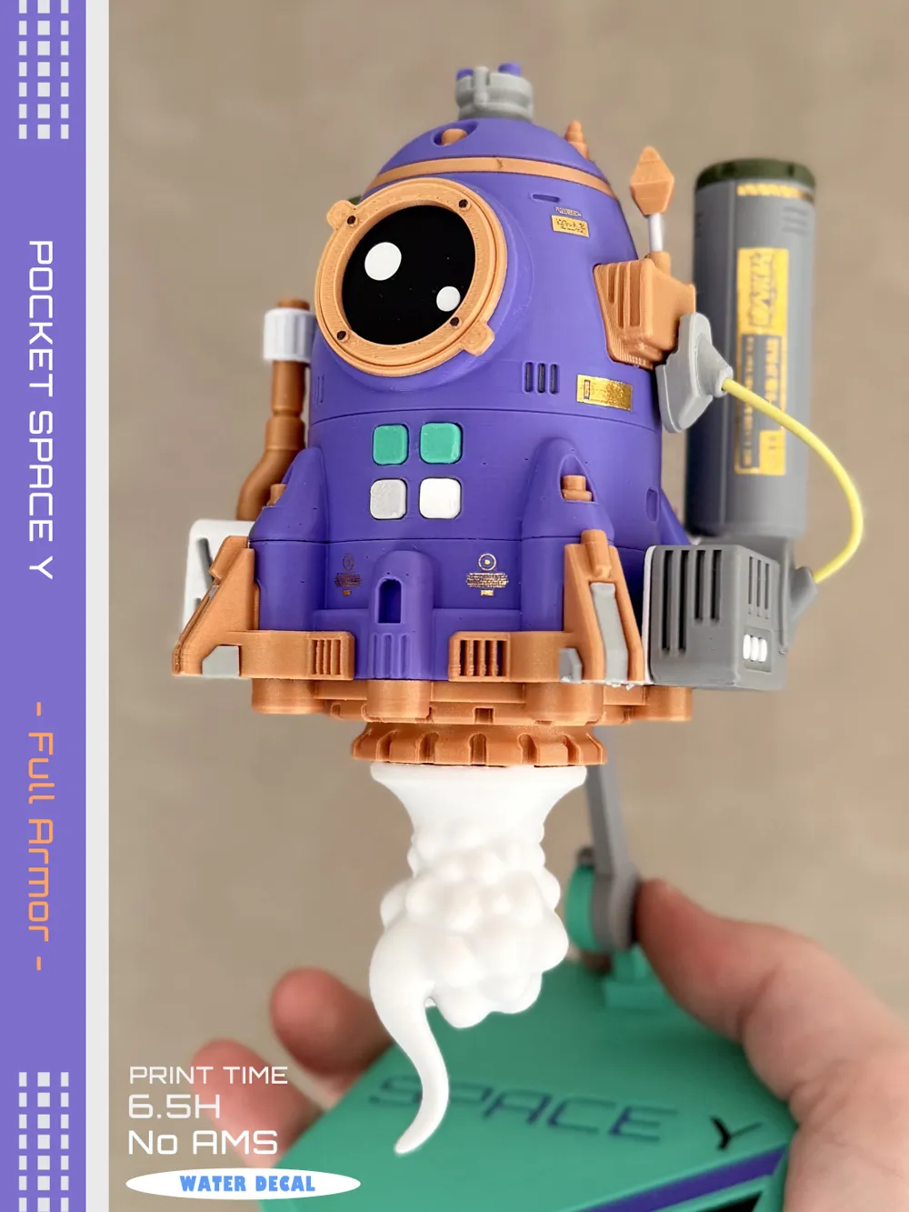 POCKET SPACE Y -Basic- - Free 3D Print Model - MakerWorld
