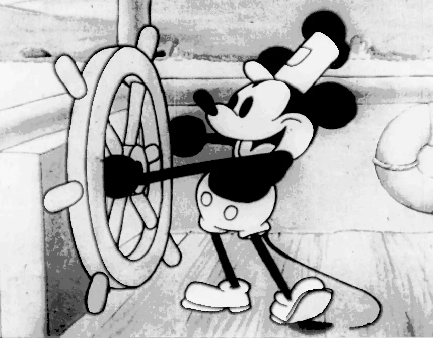 Steam Boat Mickey / Iconic Art / HueForge / 2d art by 3D Prints This ...