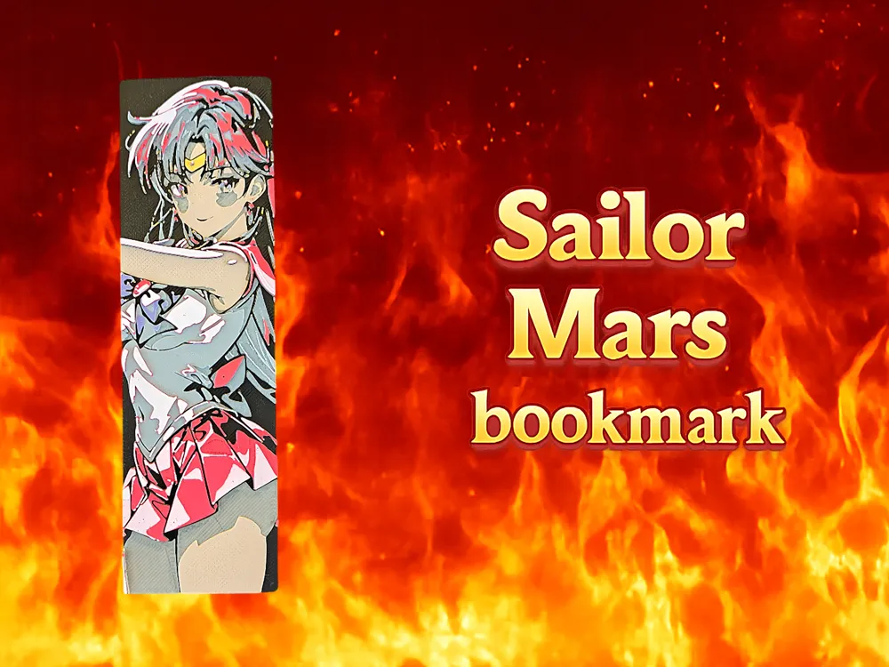 Sailor Mars Bookmark - Free 3D Print Model - MakerWorld