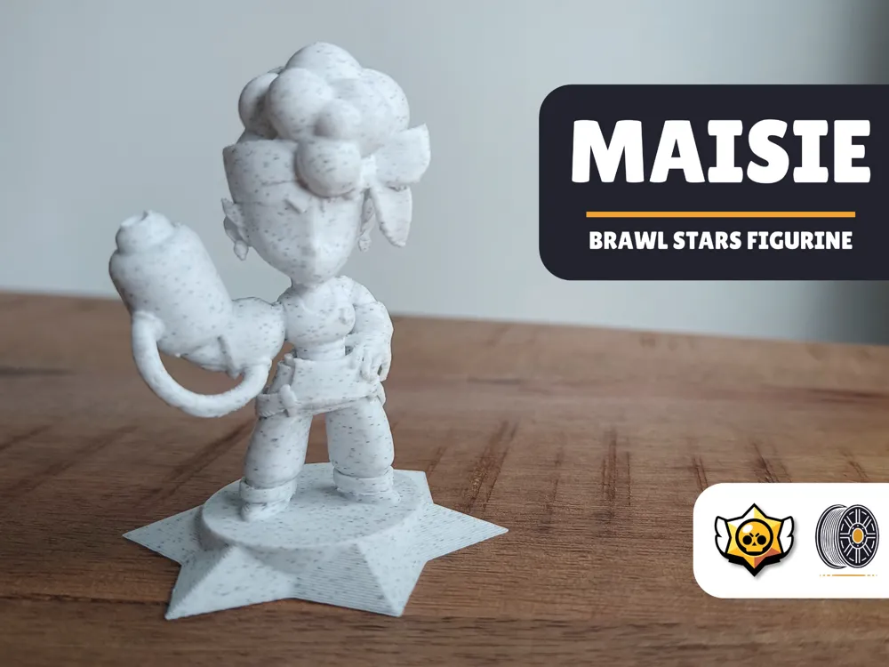 Maisie | Brawl Stars Figurine Remixed by Mike.stl MakerWorld: Download ...