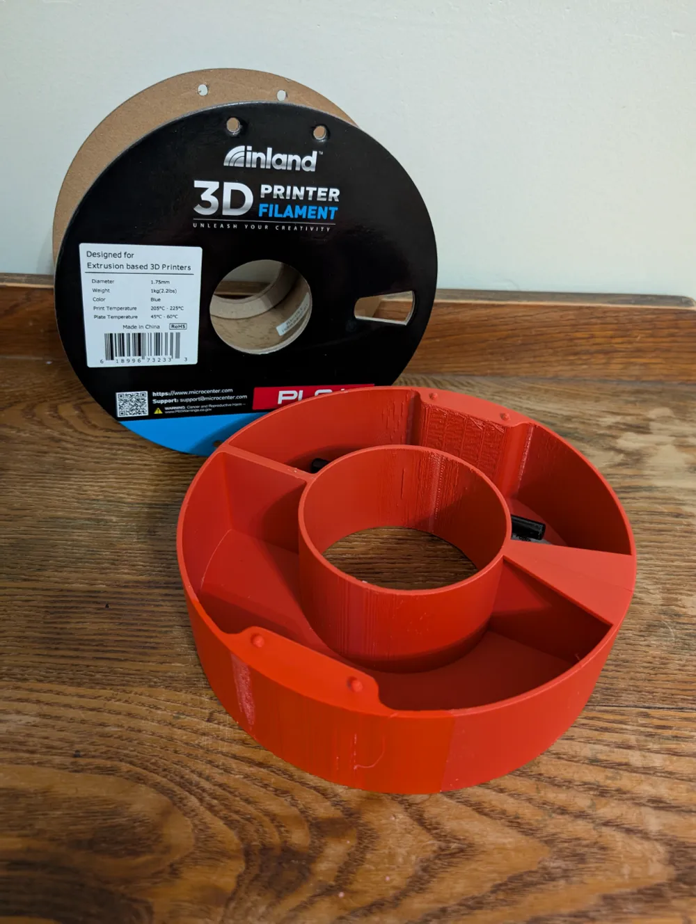 Cardboard Spool Storage (Inland Brand) - Free 3D Print Model - MakerWorld