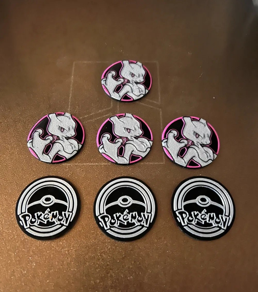 Moneda Pokemon TCG Mewtwo by Coach_Roguez - MakerWorld