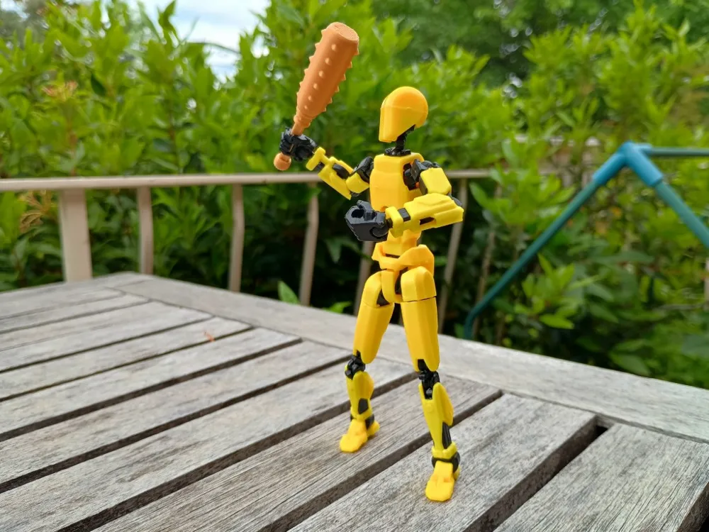 Dummy 13 - Spiked Bat Weapon by The Parabol Ink - MakerWorld