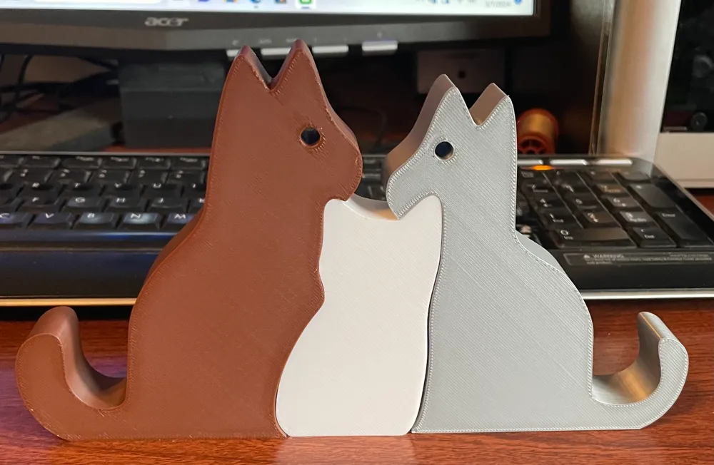 Interlocking cat family. by mwhatch417 - MakerWorld