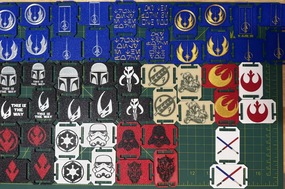 Star Wars Themed Molle/Backpack Tags by Divemaster MakerWorld: Download ...