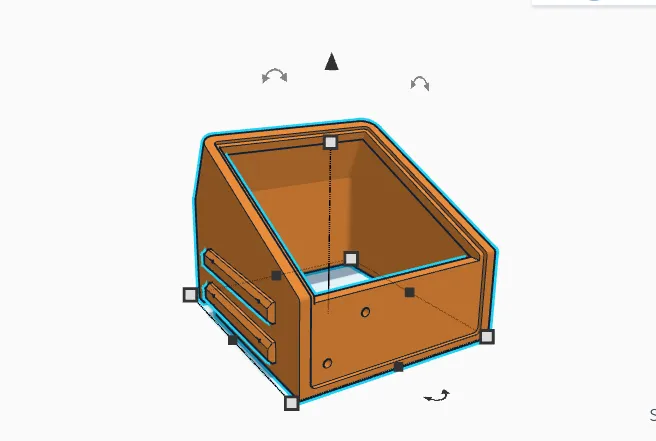 ender 3 control box with rail inserts attached Remixed by ...