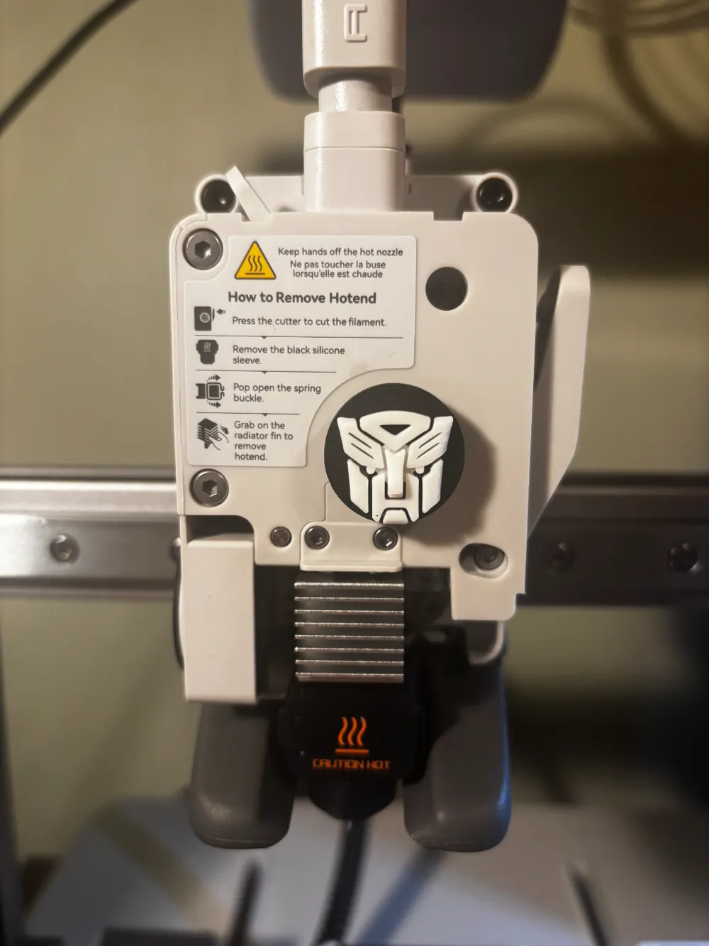 A1/A1 mini Autobots extruder wheel Remixed by Strucks 3D prints ...