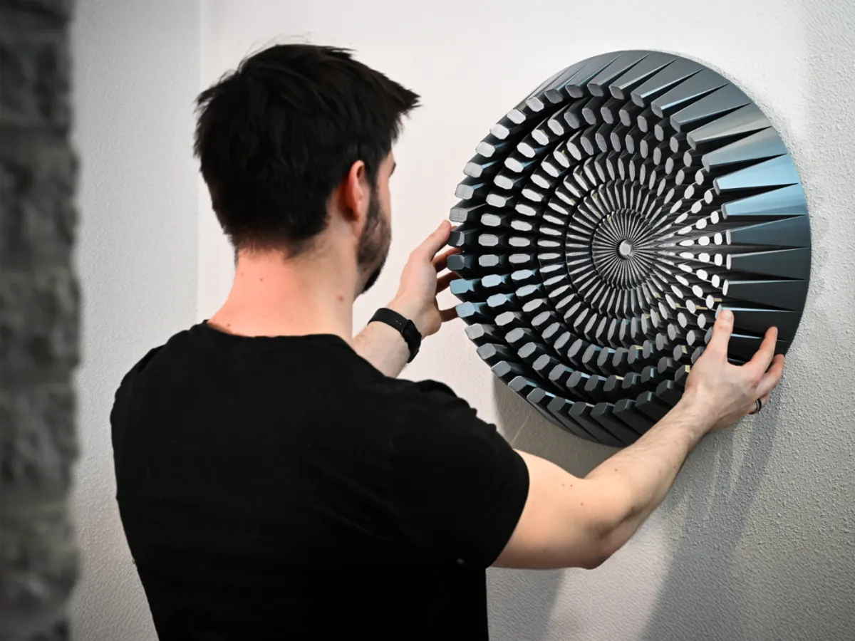 3D Printed Wall-Art - Massive Impact - Free 3D Print Model - MakerWorld