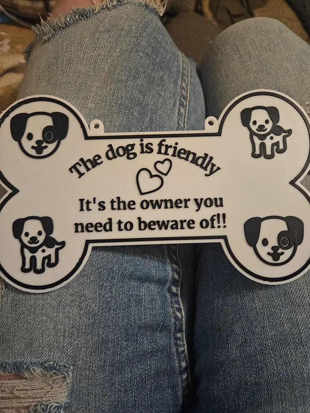 Funny Gate Sign by KazzerK - MakerWorld