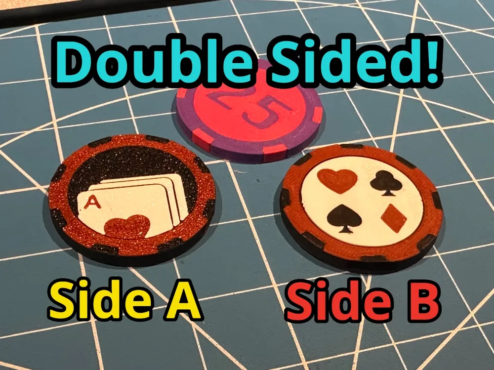 Poker Chip Whistle. Card Guard by Snail - MakerWorld