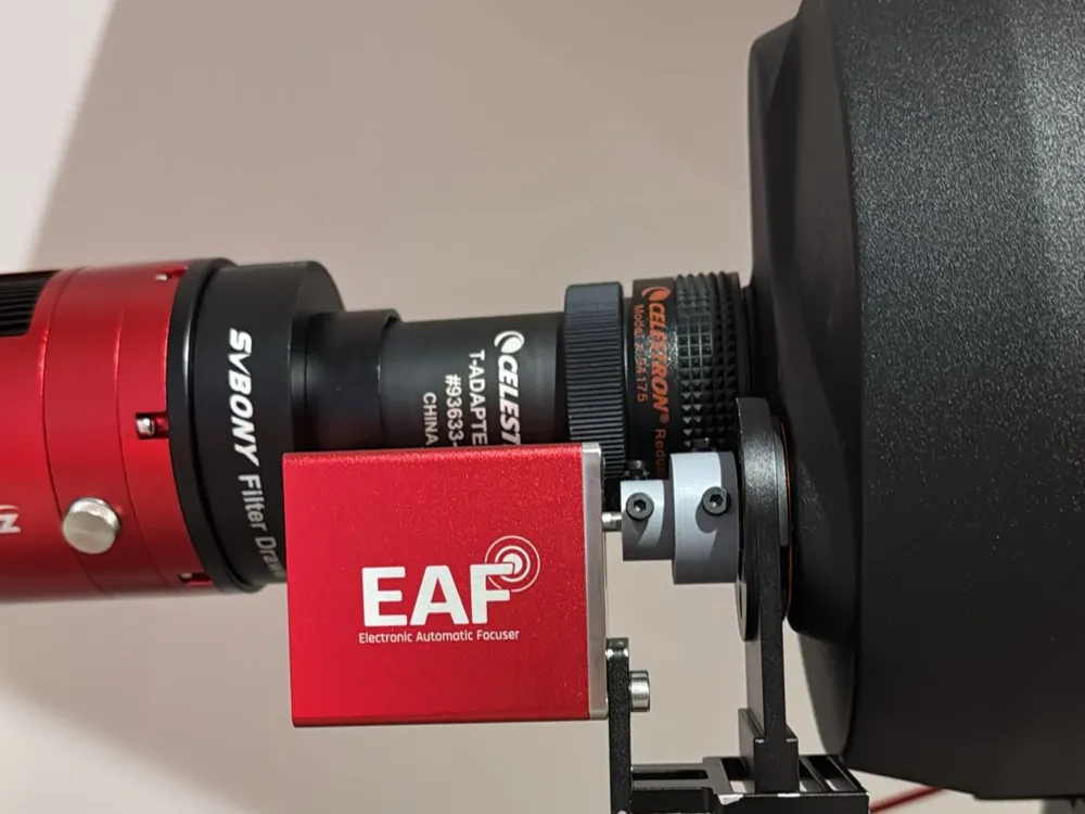 Coupler for Celestron C6 and ZWO EAF new model by LukeAstro MakerWorld: Download Free 3D Models