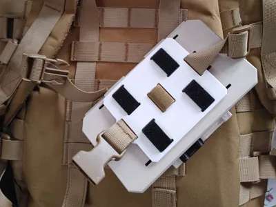 molle chest mounting plate - Free 3D Print Model - MakerWorld