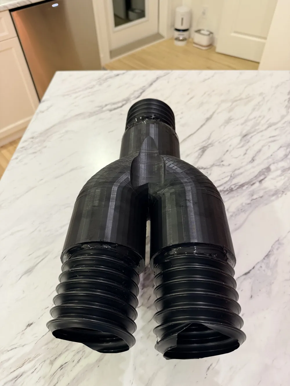 Mole Pipe Corrugated 4" Y Adapter by Czigler MakerWorld: Download Free ...