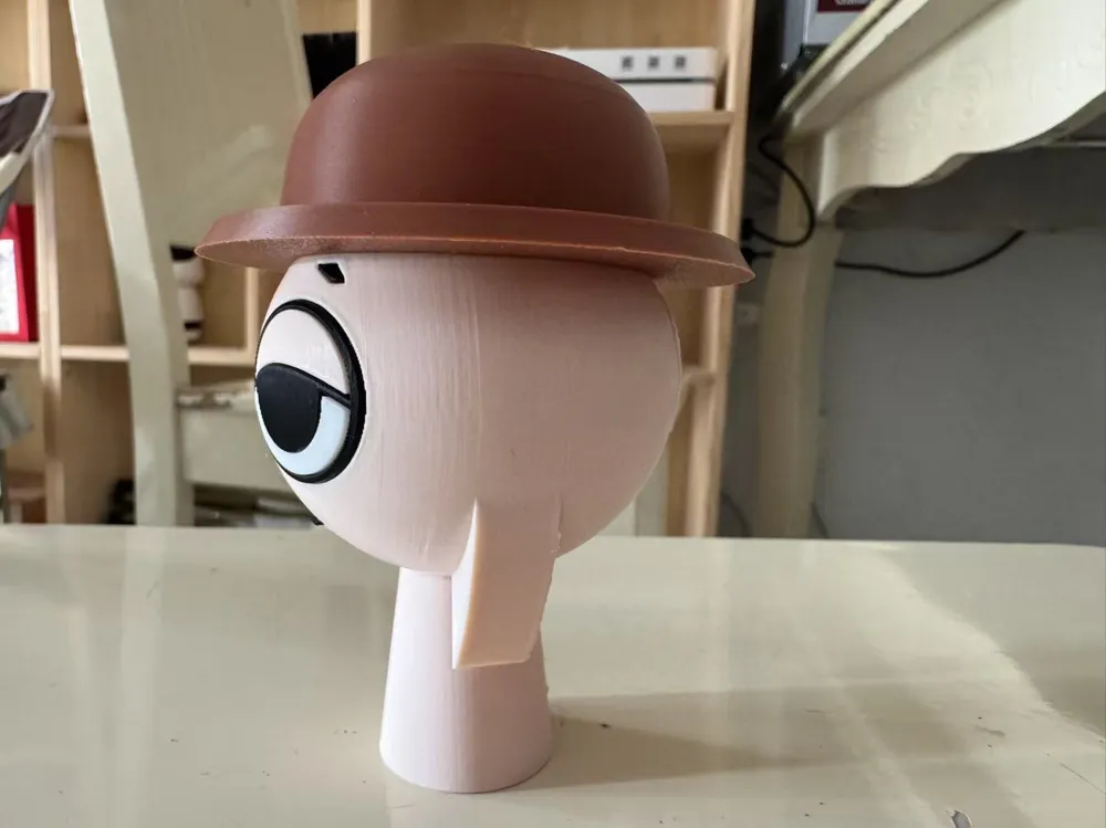 Sprunki character "Tunner" (single-color, multi-plate print, assembly ...