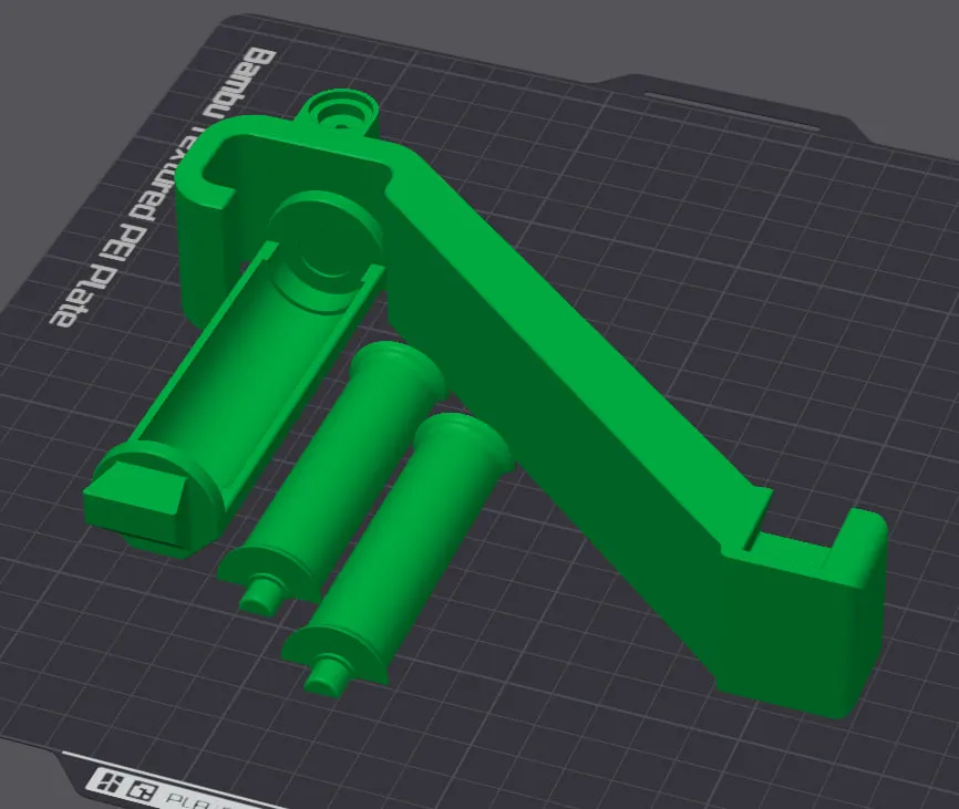 BambuLab A1 Compact Spool Holder with Bearings 608 - Free 3D Print ...