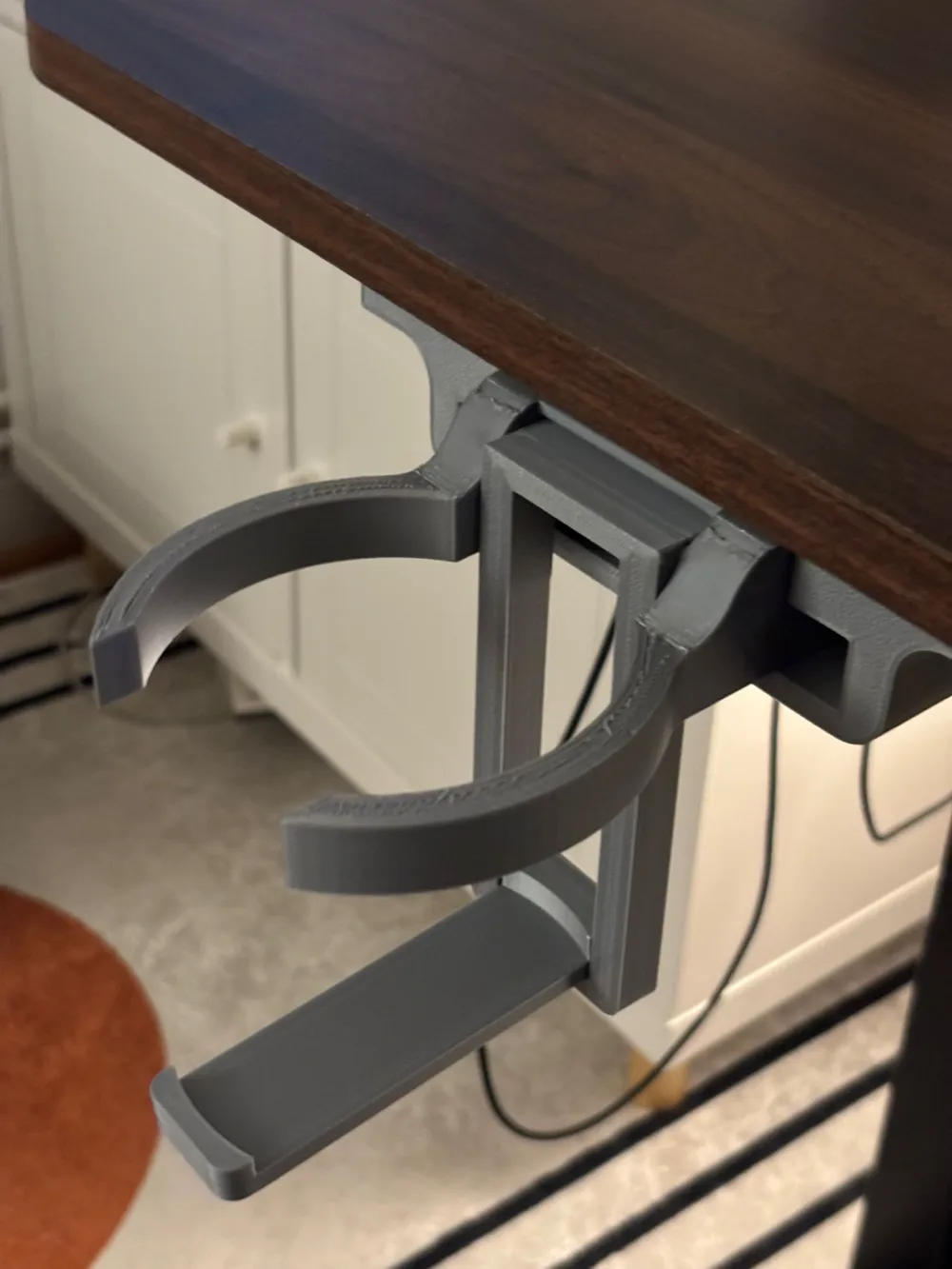 Retractable Cup Holder Desk Mount Screw Mechanism by Lars MakerWorld ...