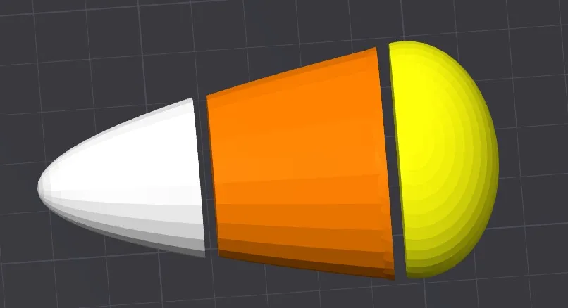 Candy Corn Brick Wreath for Halloween Remixed by HRM_Studios MakerWorld: Download Free 3D Models