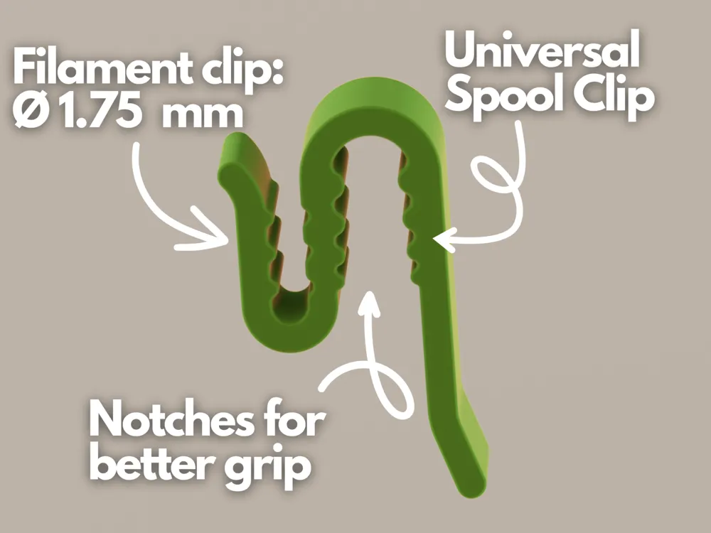 The Universal Filament Clip by giaimef - MakerWorld