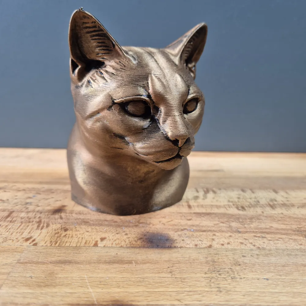 European Shorthair Cat Bust Model by Mr.Jay MakerWorld: Download Free ...