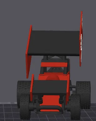 Sprint Car 410 - Free 3D Print Model - MakerWorld