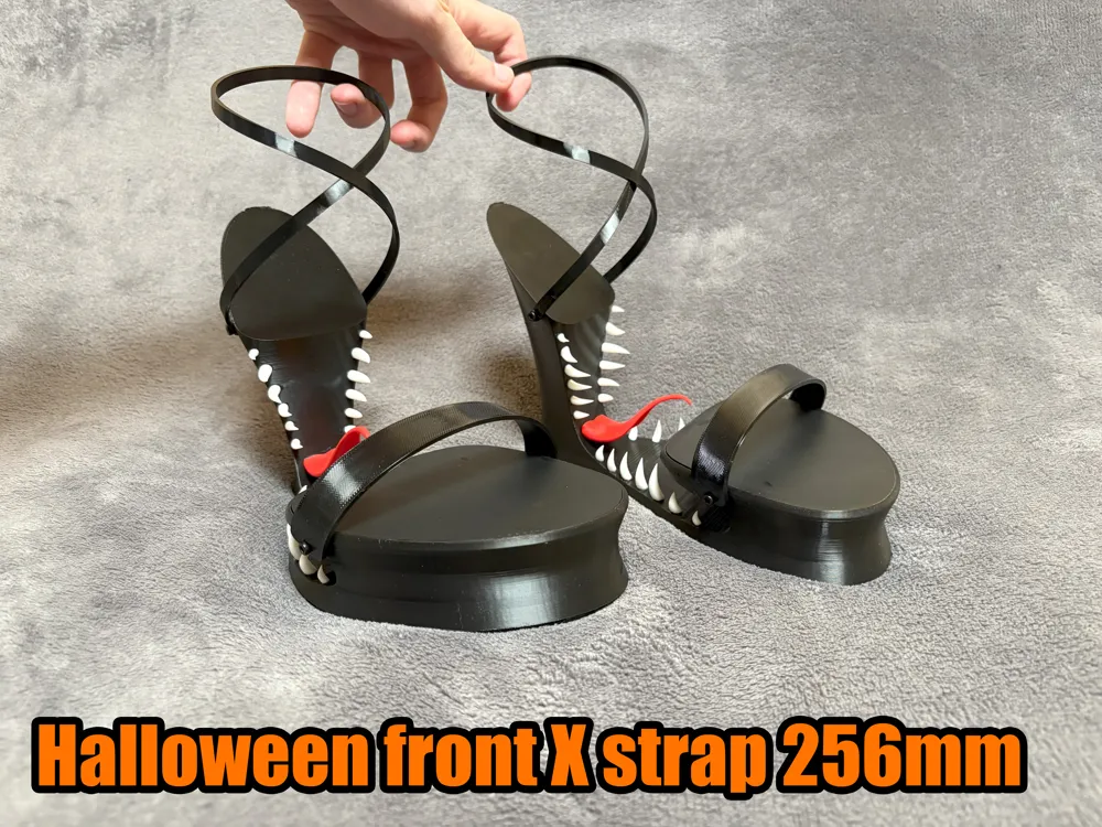 Freaky Heels - Goth / Cosplay / Halloween Heels - Free 3D Print Model ...