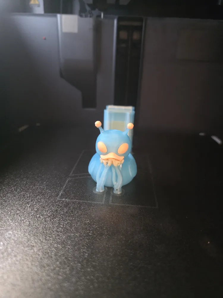 Alien Schnecken-Quietscheente – Kostenloses 3D-Druckmodell – MakerWorld