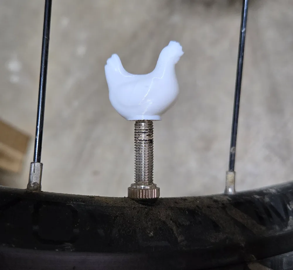 Chicken - Valve Caps Remixed by Novel Designs MakerWorld: Download Free ...