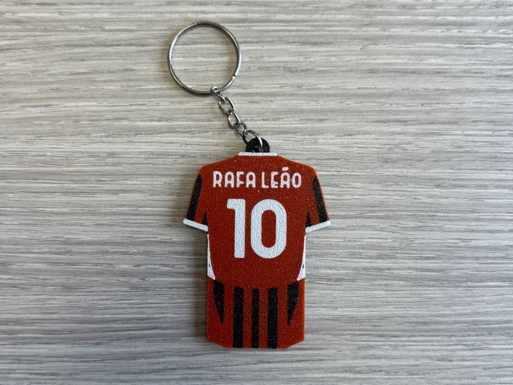 Rafael Leão T-shirt Keychain – AC Milan - Free 3D Print Model - MakerWorld