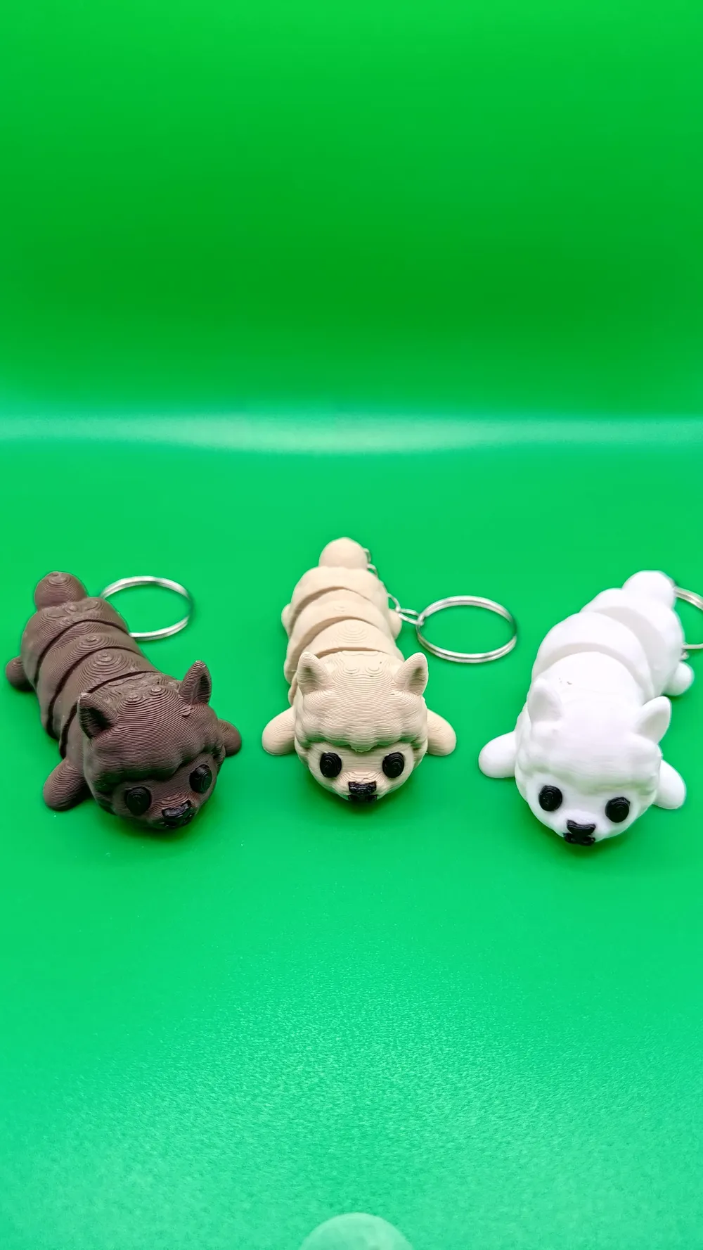 Cute flexi alpaca keychain by Hikikomori3D MakerWorld: Download Free 3D ...