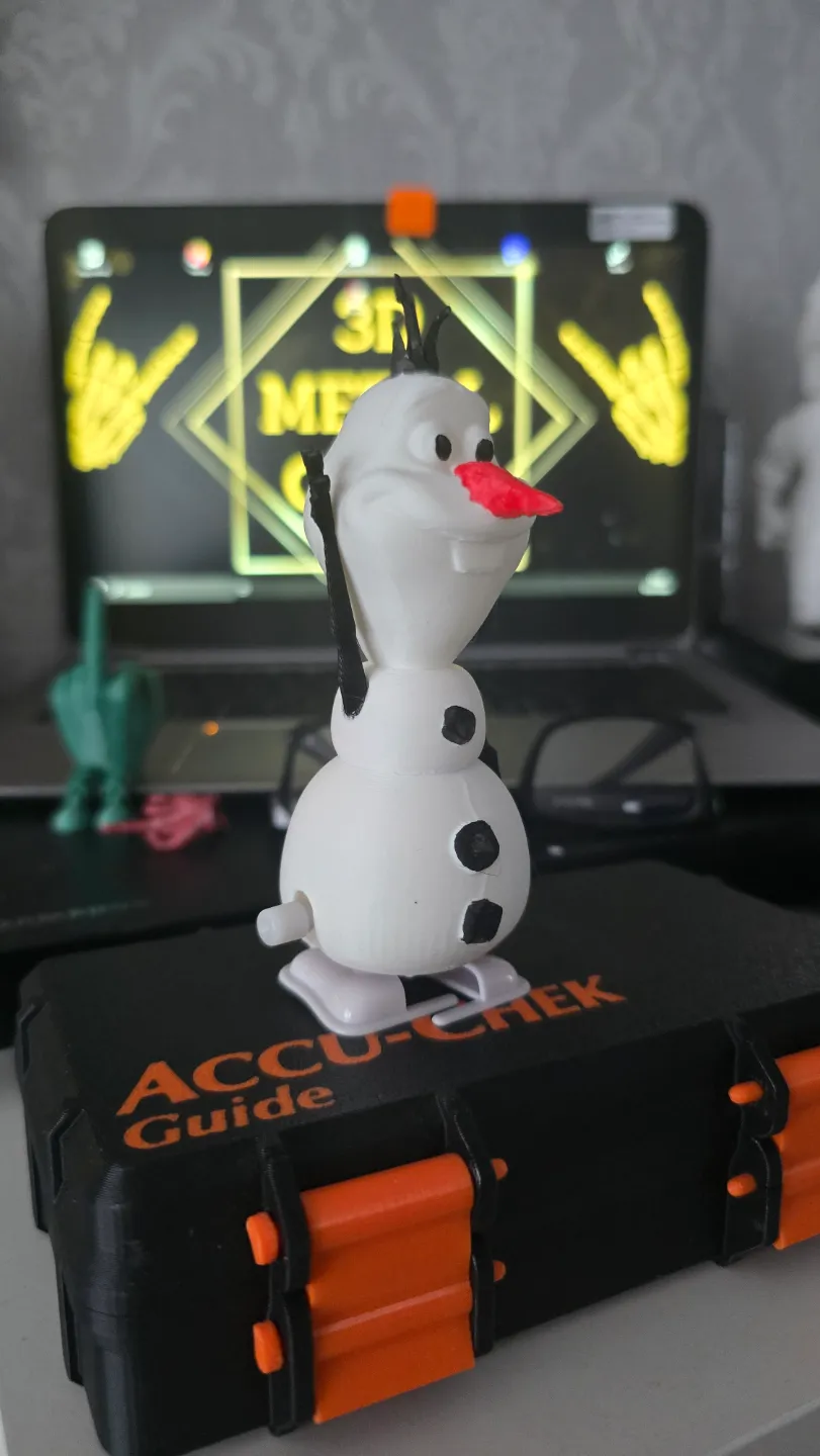 Olaf from Disney's Frozen Wind-Up Walking Remixed by 3DMetalCave ...