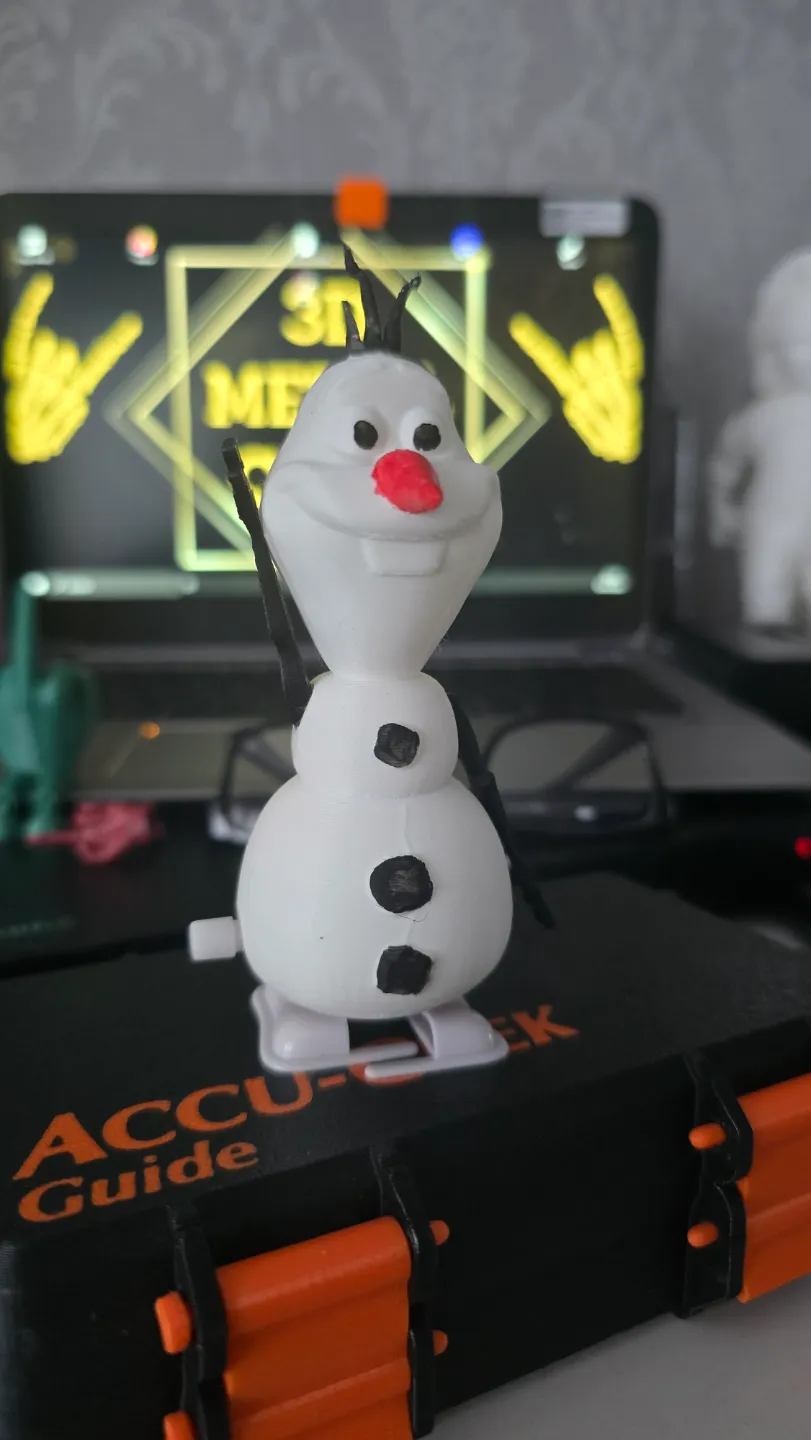 Olaf from Disney's Frozen Wind-Up Walking Remixed by 3DMetalCave ...