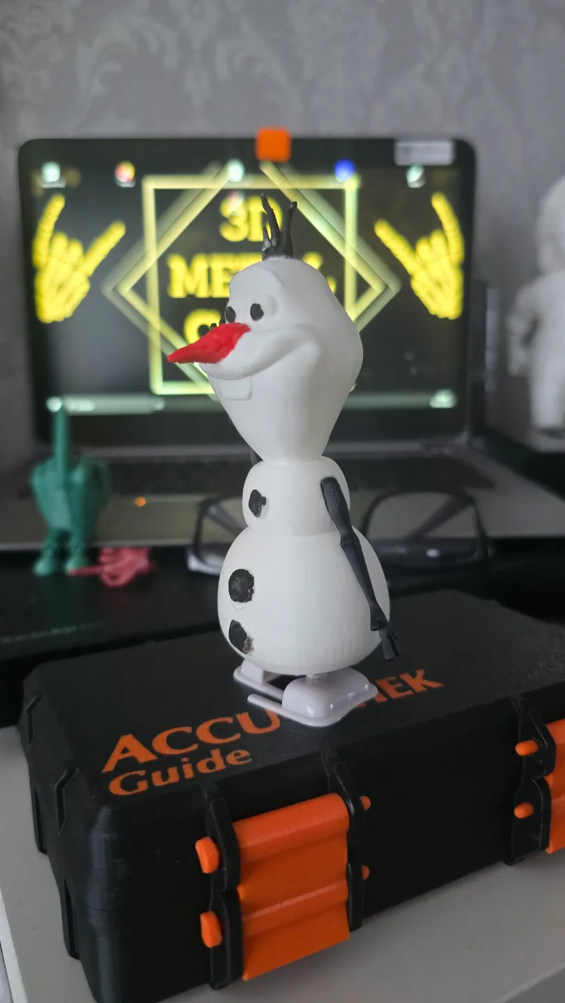Olaf from Disney's Frozen Wind-Up Walking Remixed by 3DMetalCave ...