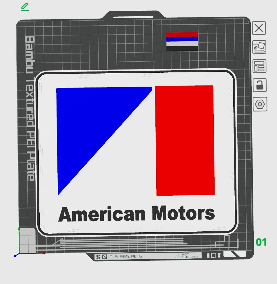 American motors logo led light box (Ams Ready) by Nostalgicprints ...