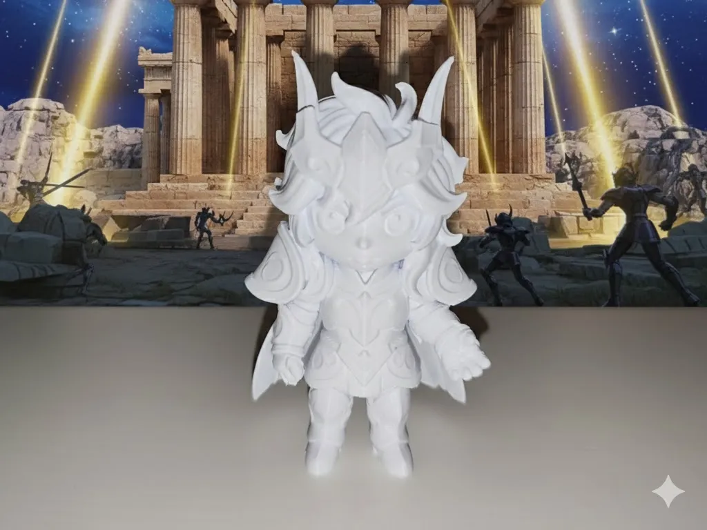 Andromeda Shun - Armadura Divina (Estilo Chibi) - Modelo de impresión ...