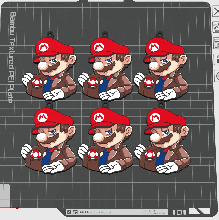 Mario keychain - Free 3D Print Model - MakerWorld