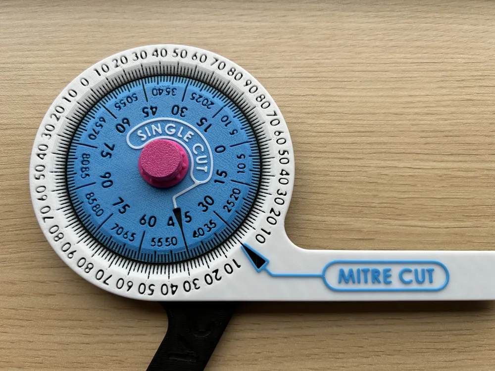 Mitre Protractor - Free 3D Print Model - MakerWorld