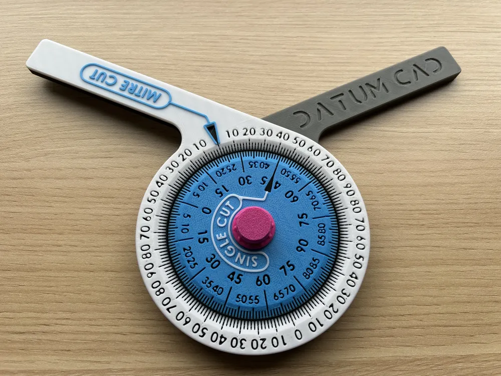 Mitre Protractor - Free 3D Print Model - MakerWorld