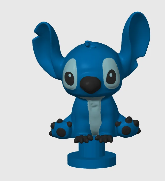 Stitch croc charm (Jibbitz) - Free 3D Print Model - MakerWorld