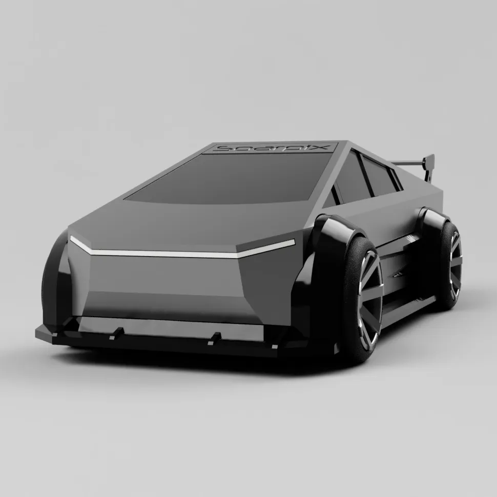 Tesla CYBERTRUCK / CYBERCAR - roadster by soarpix - MakerWorld