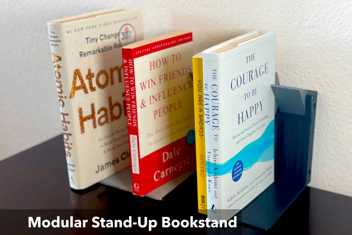 Modular Stand-Up Bookstand - Free 3D Print Model - MakerWorld