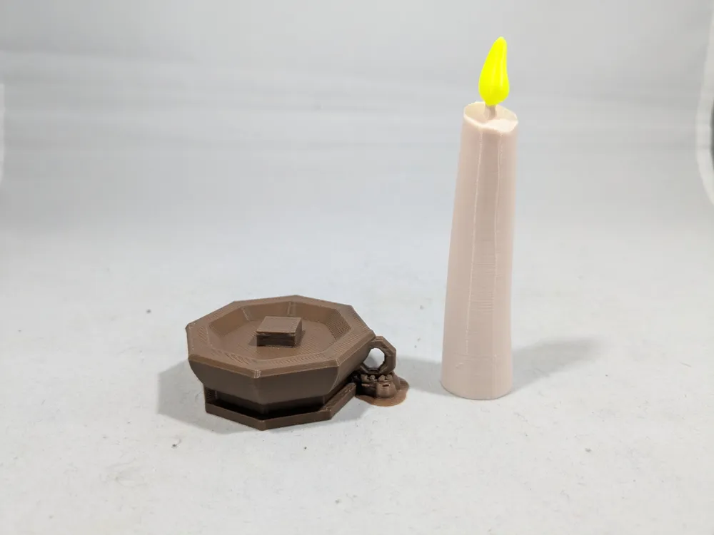 Candle from Doors (Roblox) - Free 3D Print Model - MakerWorld