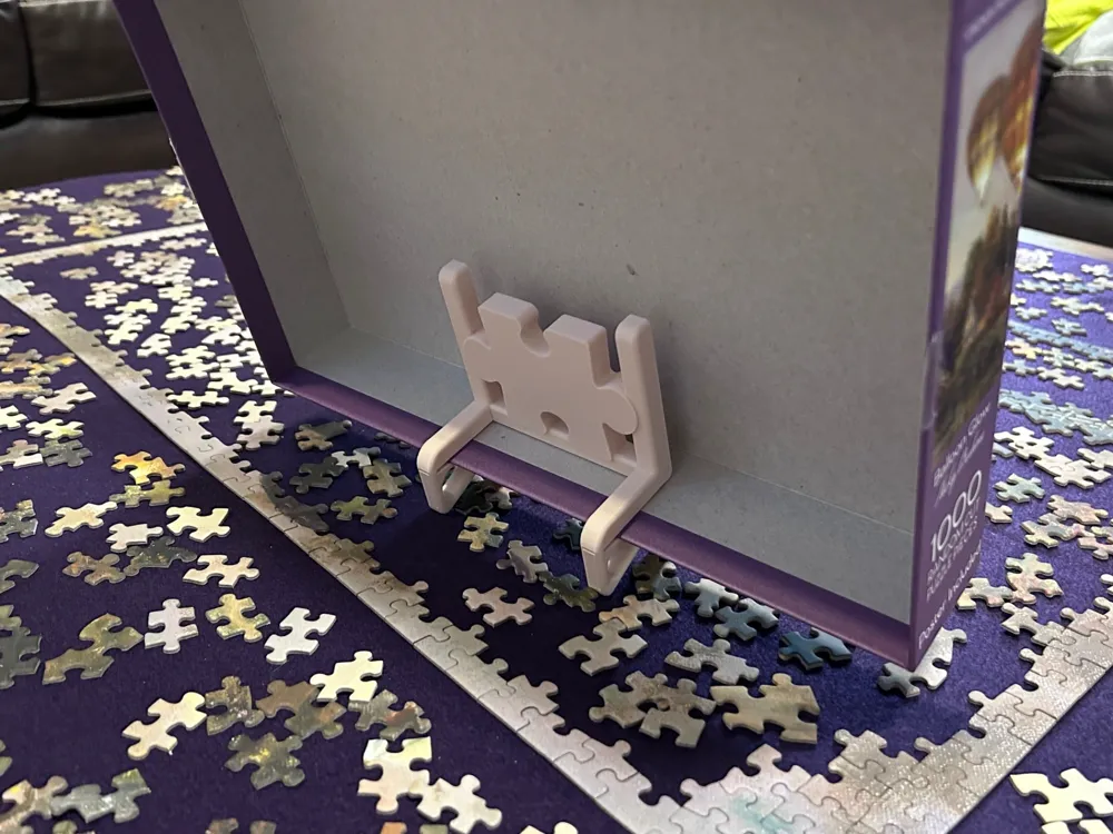 Jigsaw Puzzle Box Top Display Stand by cmcraig2 - MakerWorld