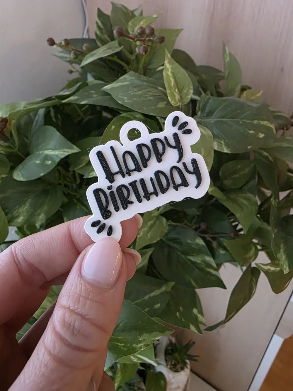 Happy Birthday - Gift Tag Decoration Day - Free 3D Print Model - MakerWorld