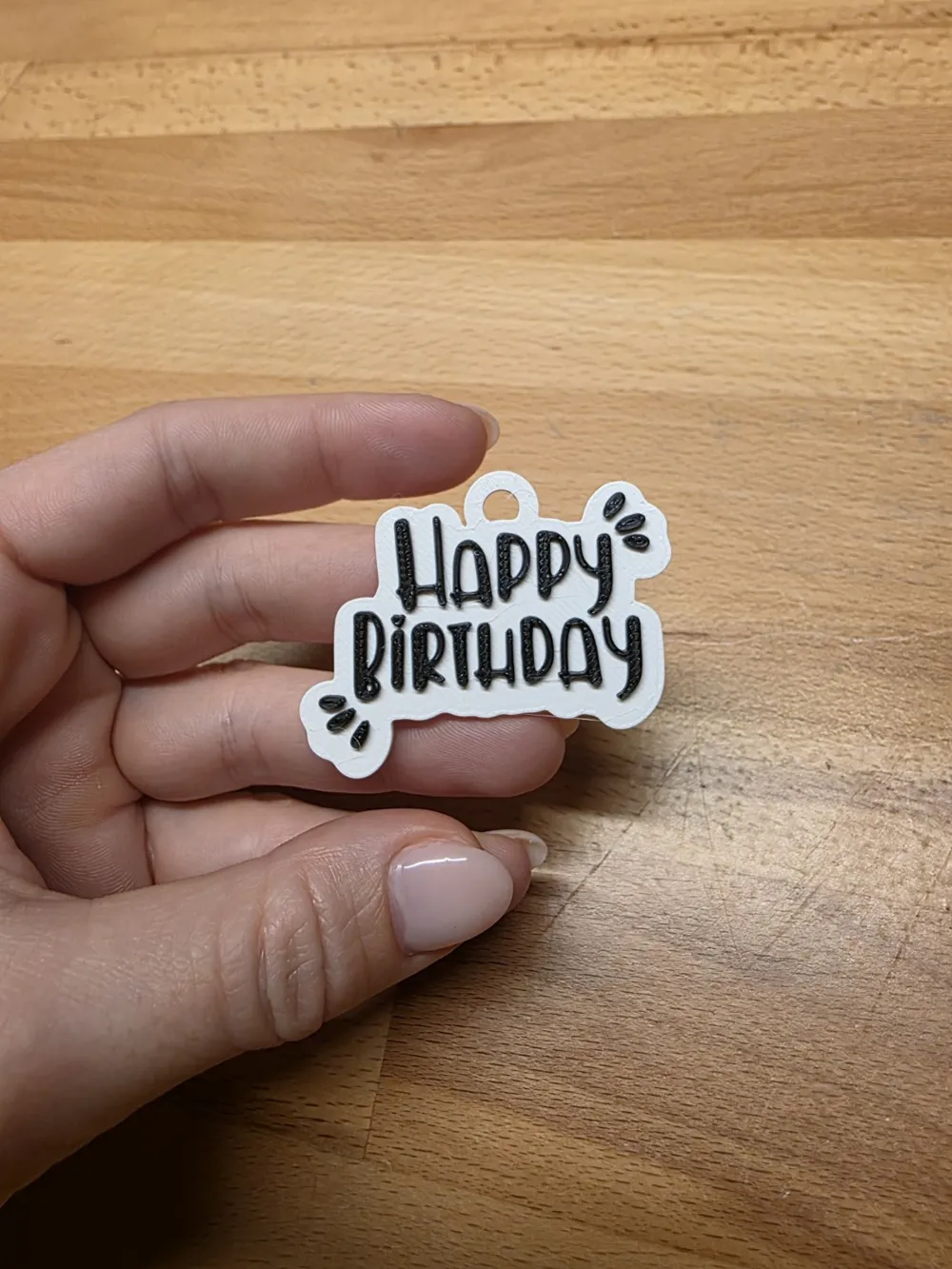 Happy Birthday - Gift Tag Decoration Day - Free 3D Print Model - MakerWorld