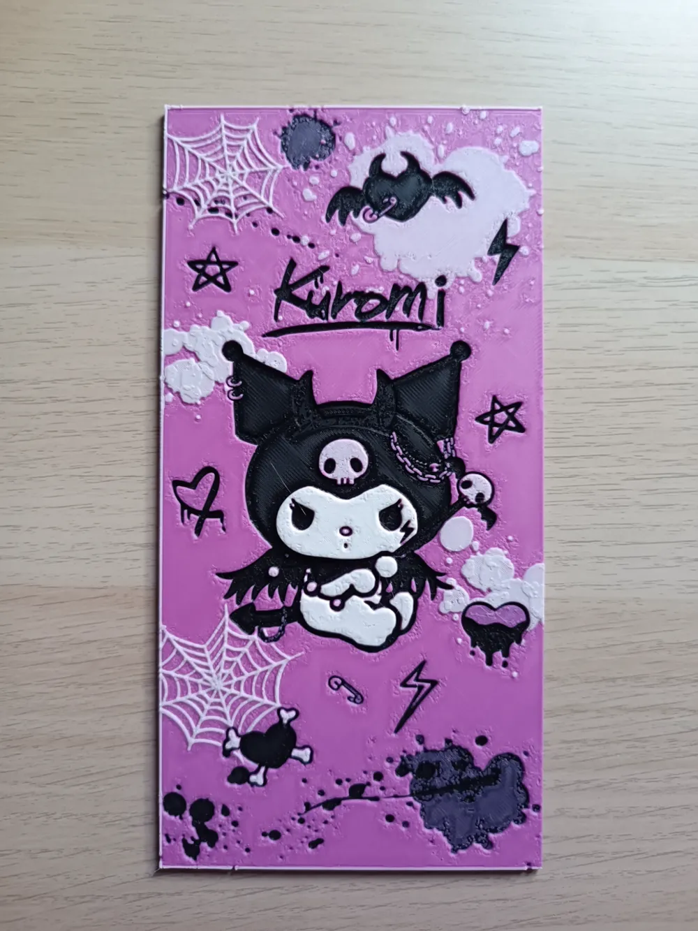 Kuromi HueForge by Atrus Design MakerWorld: Download Free 3D Models