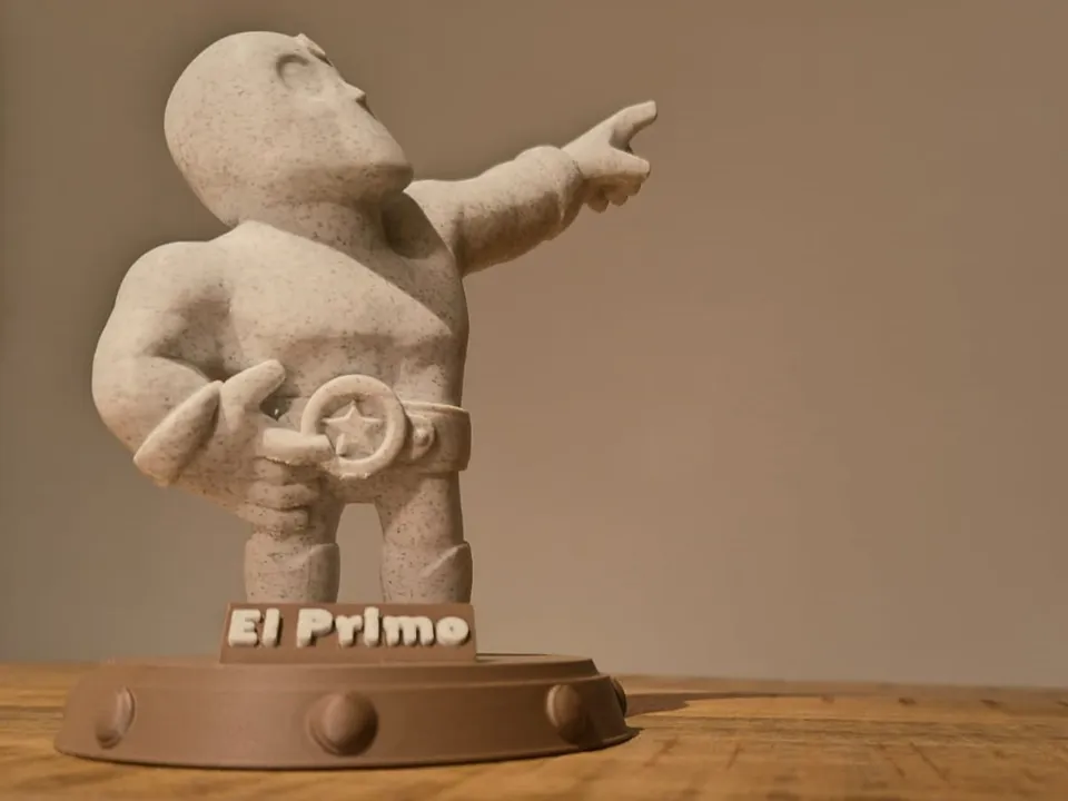 El Primo | XL Brawl Stars Figurine (No AMS) by Mike.stl - MakerWorld