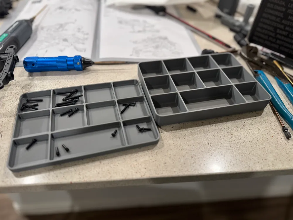 RC car parts tray by Kent MakerWorld: Download Free 3D Models