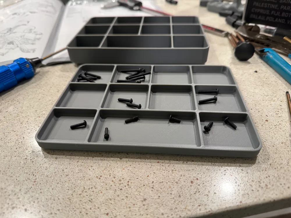 RC car parts tray by Kent MakerWorld: Download Free 3D Models